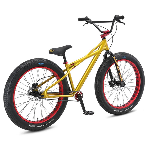 SE Bikes Fat Quad 26 Royal Gold BMX Bike – Bikecraze | Bike Shop